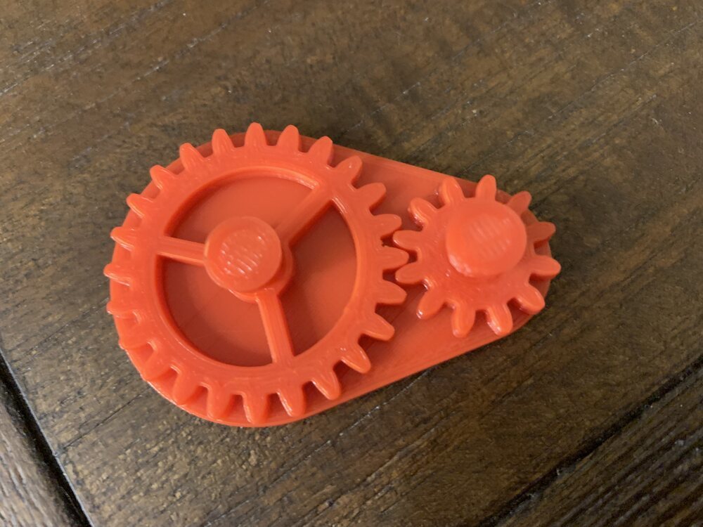 Spur gears with lock(fixed) by Makersmanifest | Download free STL model ...