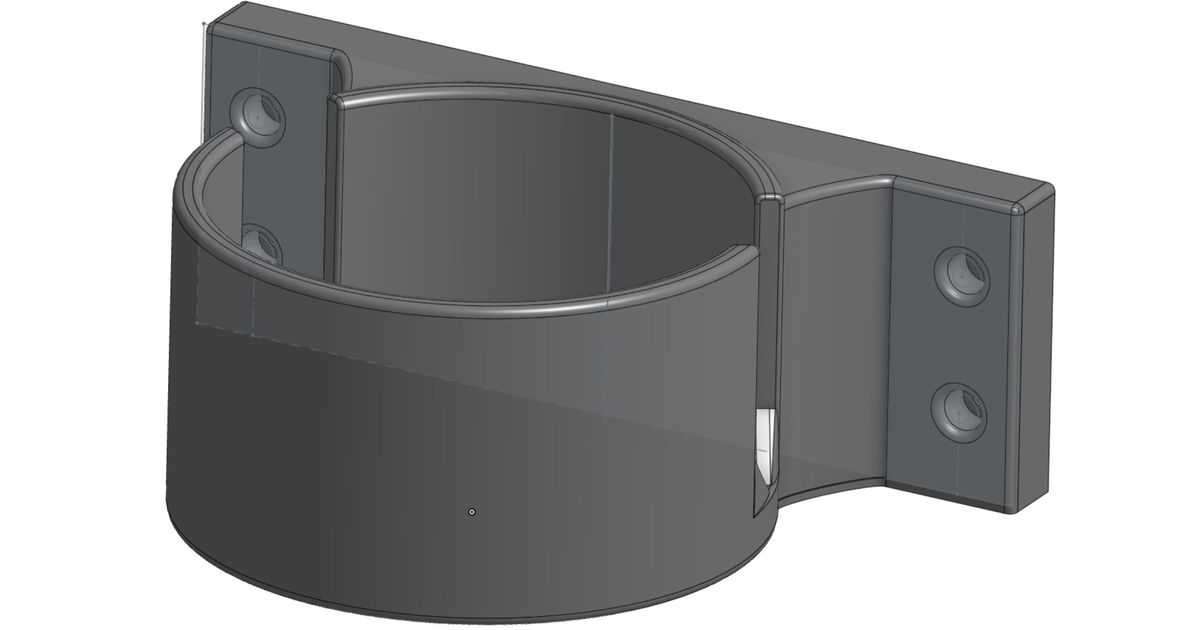 Deco X20 Wall Mount Holder by Echo Kilo | Download free STL model ...