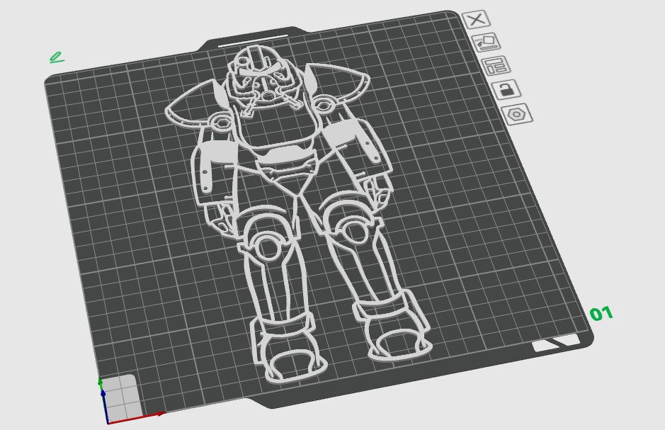Fallout T51 Power Armor Wall Art by Hába97 | Download free STL model ...