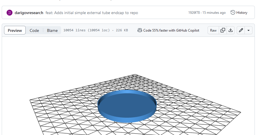 Simple external tube endcap by Darigov Research | Download free STL model | Printables.com