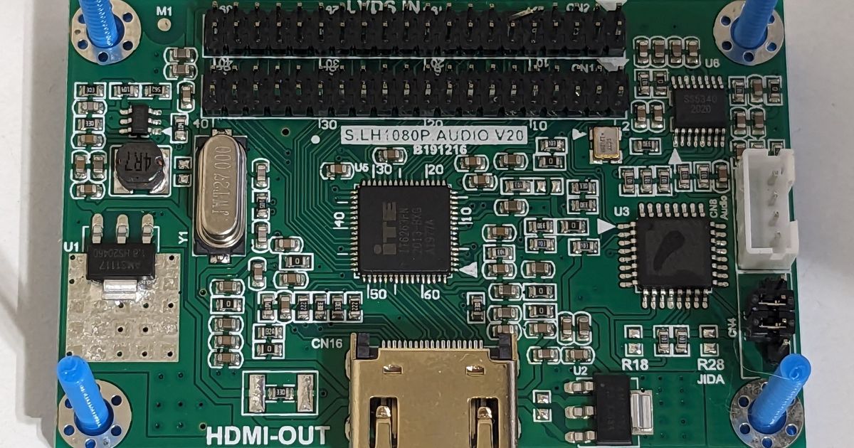 Geekworm LVDS to HDMI board holder by raleigh_littles | Download free ...