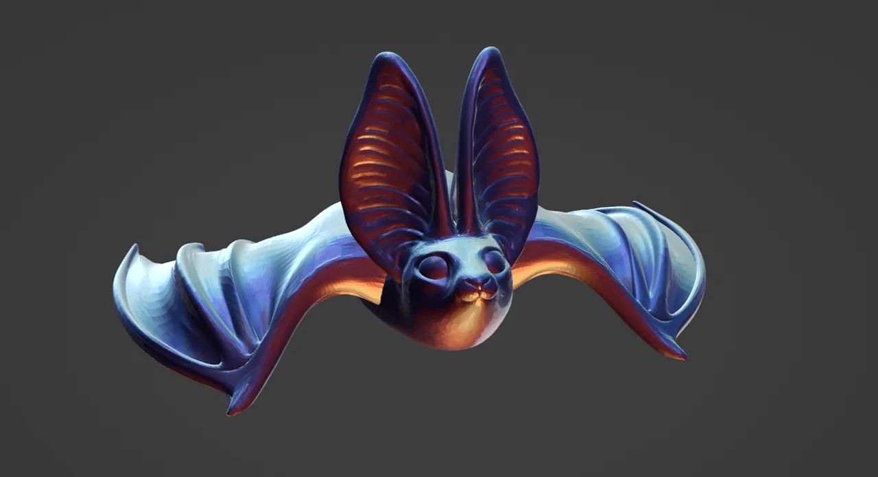 Cute Halloween Bat - Halloween 2023 by Macroglossum | Download free STL ...