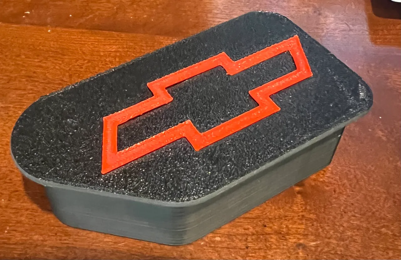 Stake Hole Cover with Chevy Logo Inlay by Tony Rose | Download free STL ...