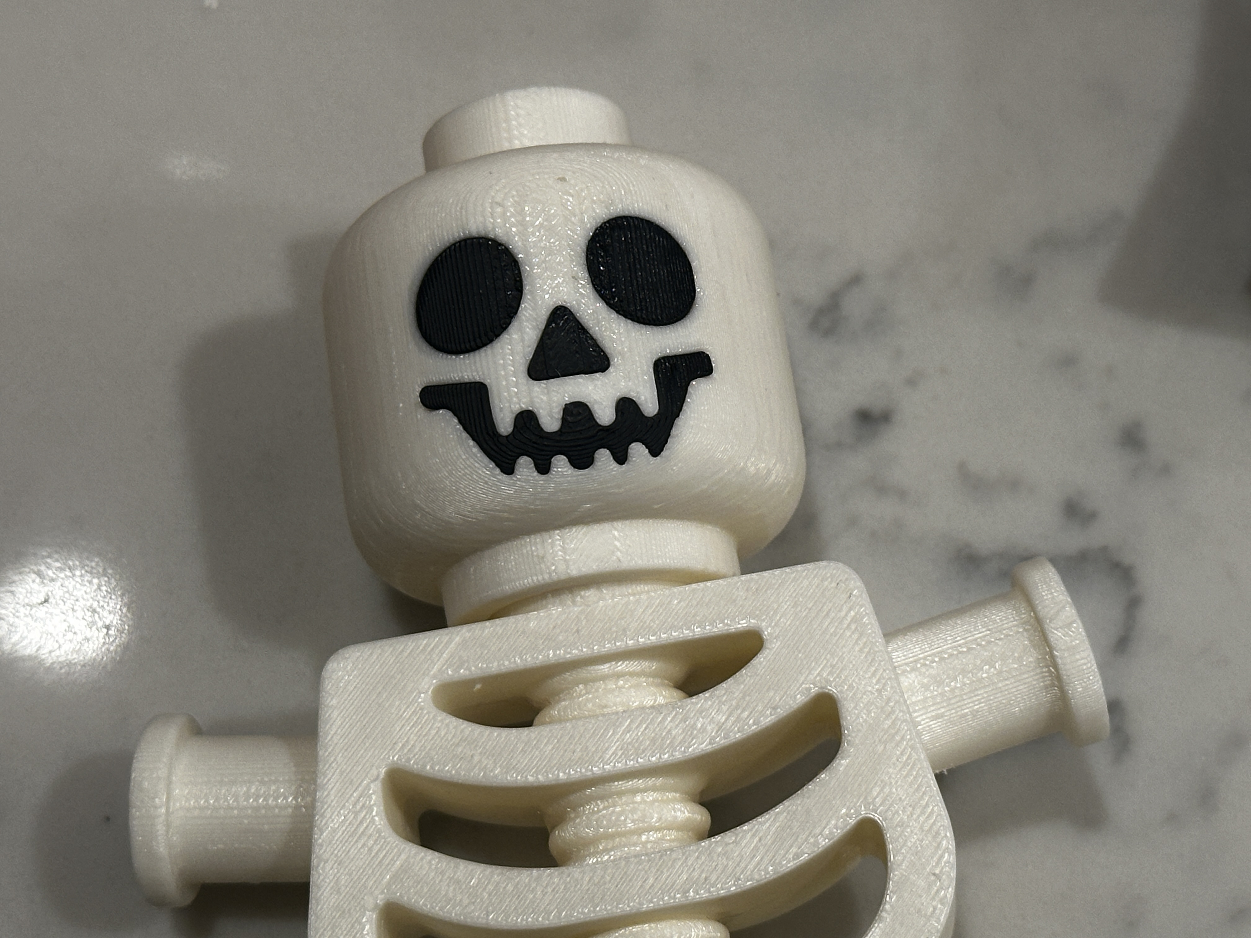 Single Plate Print LEGO Skeleton (4:1) - Improved by maxelman ...