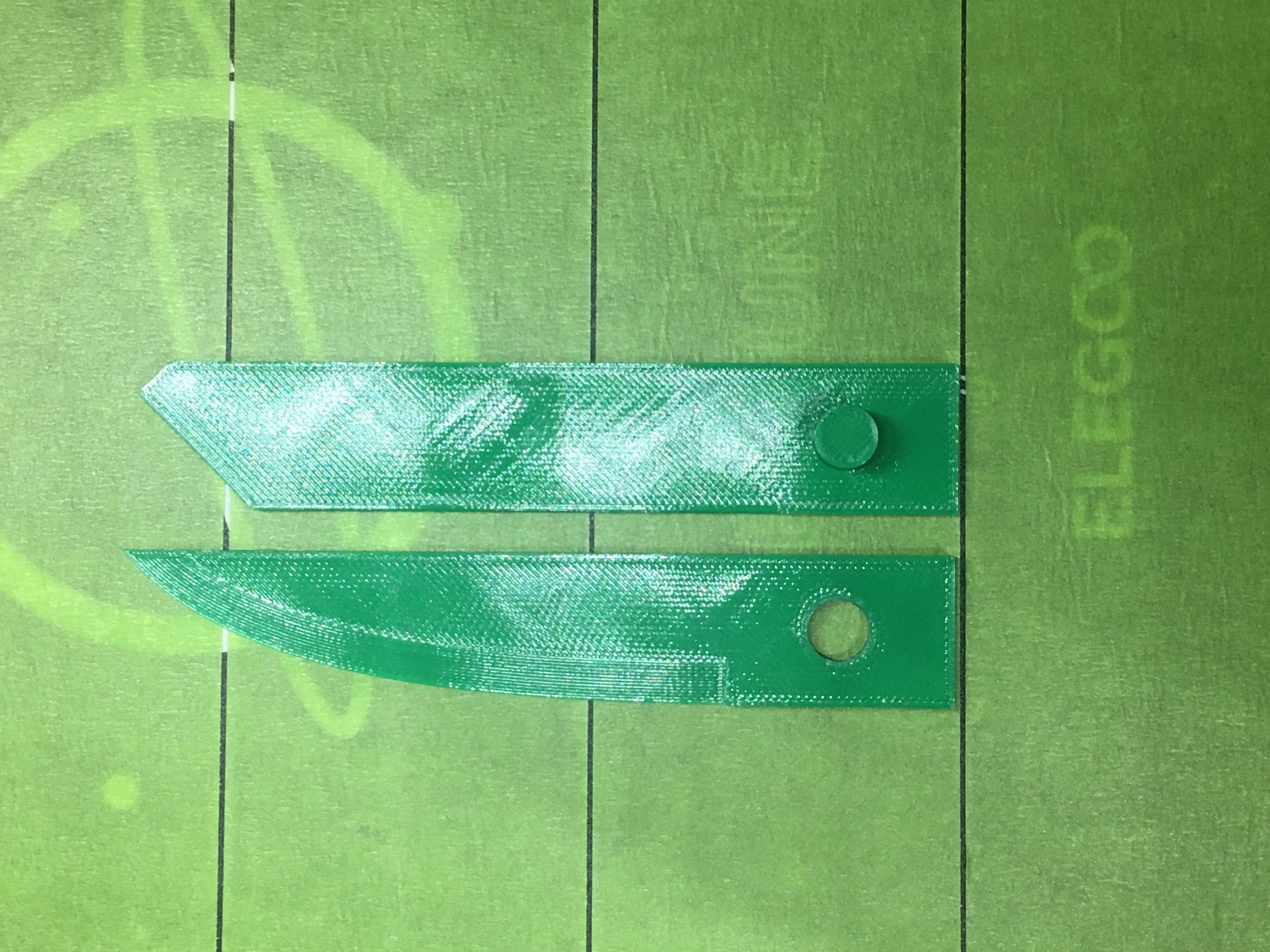 Kid Friendly Blade V1 for 3DPeter's Gravity Knife by NE3D Print3d ...