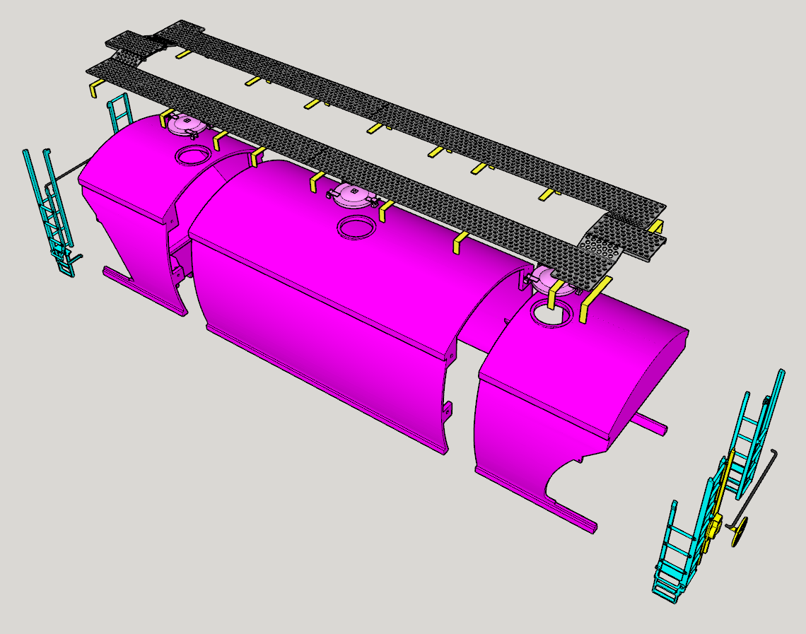 2 Bay Hopper for your garden railroad 1:29 Scale by Manimal | Download ...