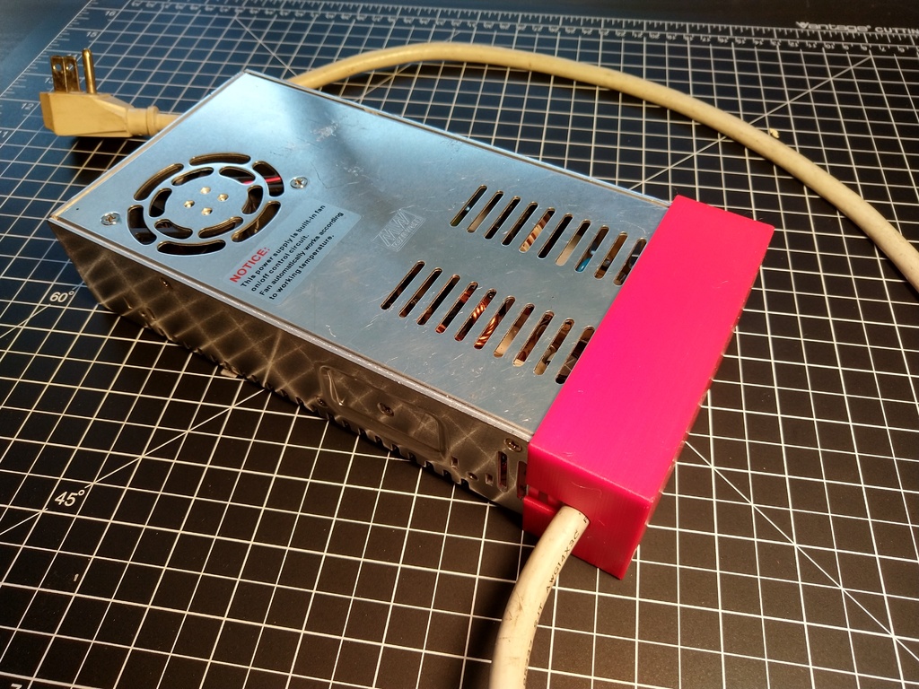 Mean Well NES-350-12 PSU Cover by pdxlocs | Download free STL model ...