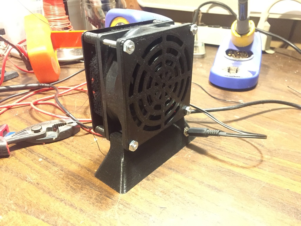 Solder Fume Extractor (92mm fan) by pdxlocs | Download free STL model ...