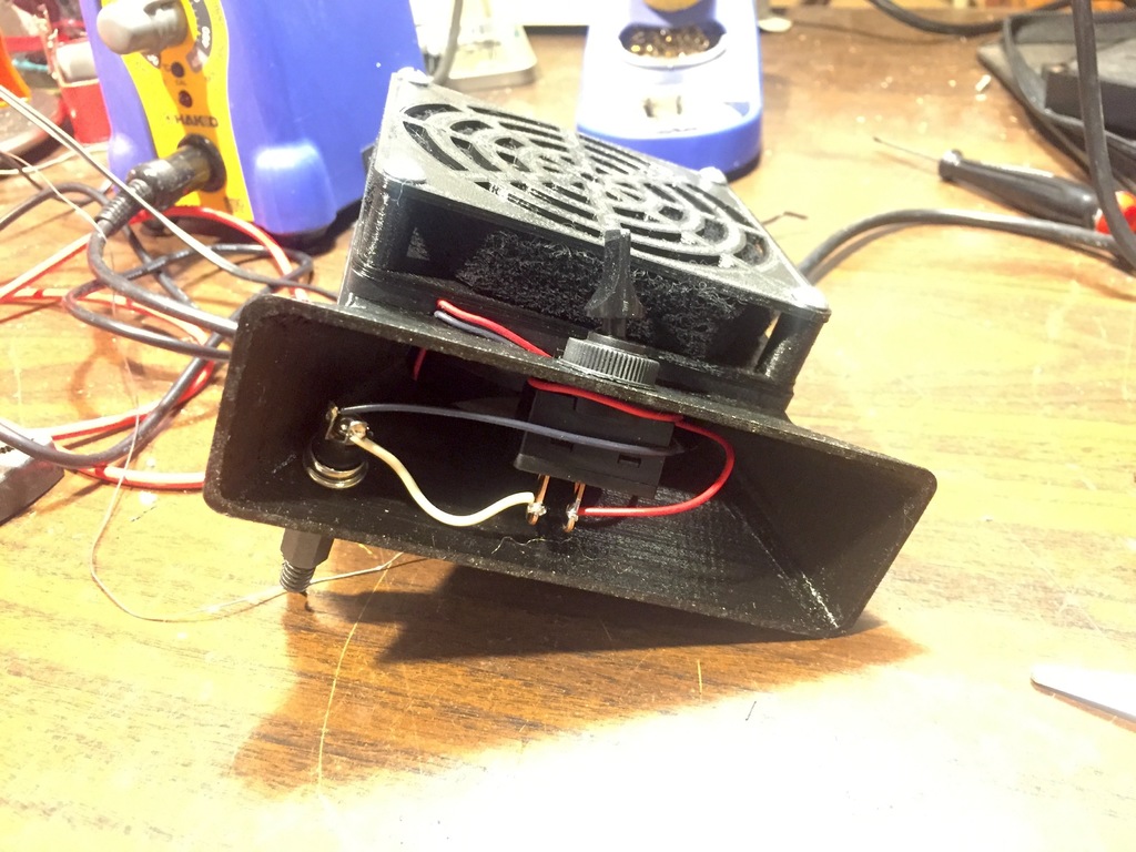 Solder Fume Extractor (92mm fan) by pdxlocs | Download free STL model ...