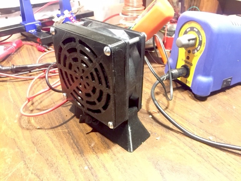 Solder Fume Extractor (92mm fan) by pdxlocs | Download free STL model ...
