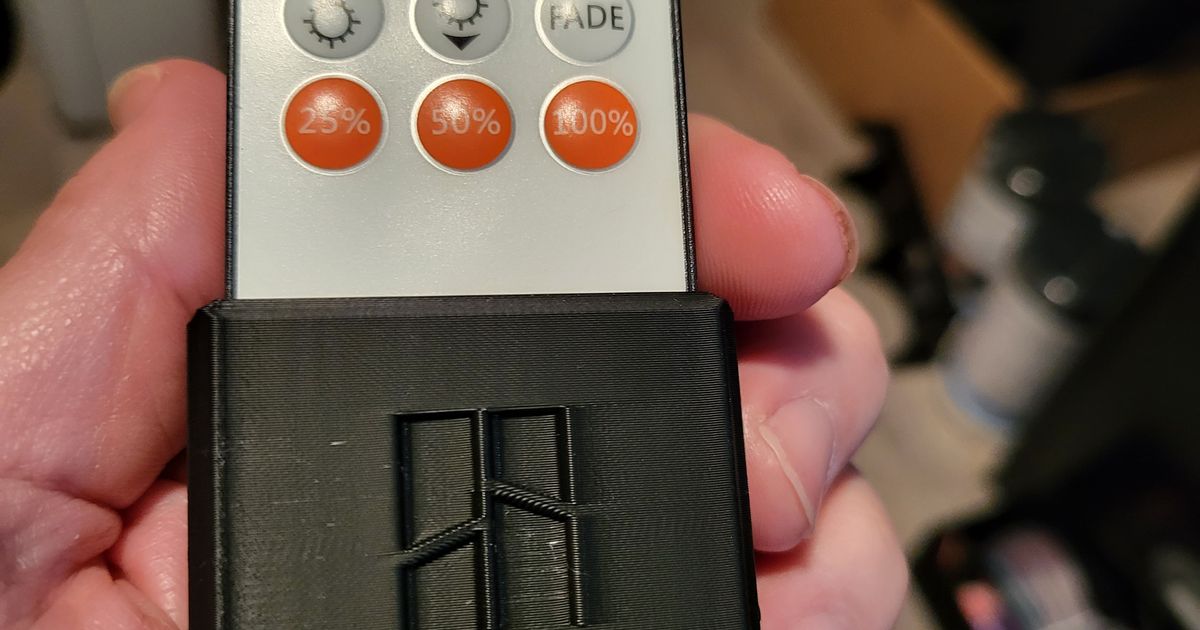 Remote control holder by ScottM | Download free STL model | Printables.com