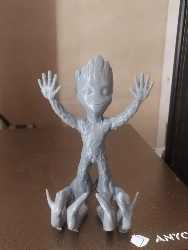 Groot cute phone stand by Marekp | Download free STL model | Printables.com