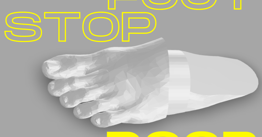 The_Foot_Stop_Door_Stop by Jacques Swanepoel | Download free STL model ...