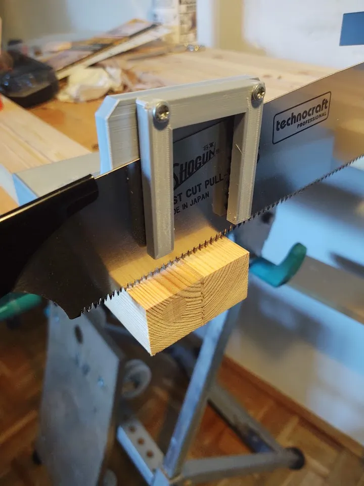 Adjustable Precision Miter Guide for Japanese Pull Saw by Markus ...