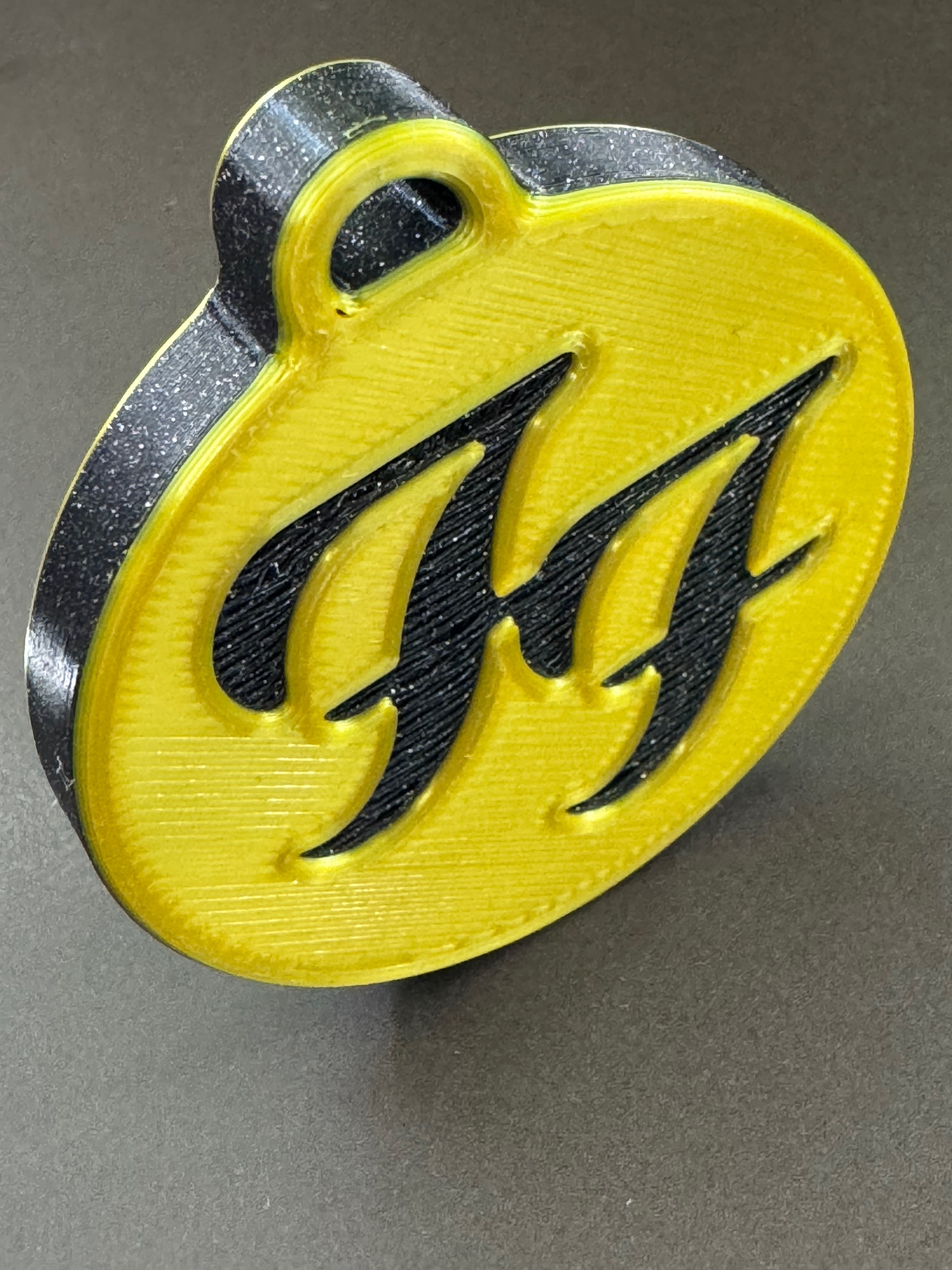 Foo Fighters double-sided bag tag / keychain by Kevin Gallagher ...