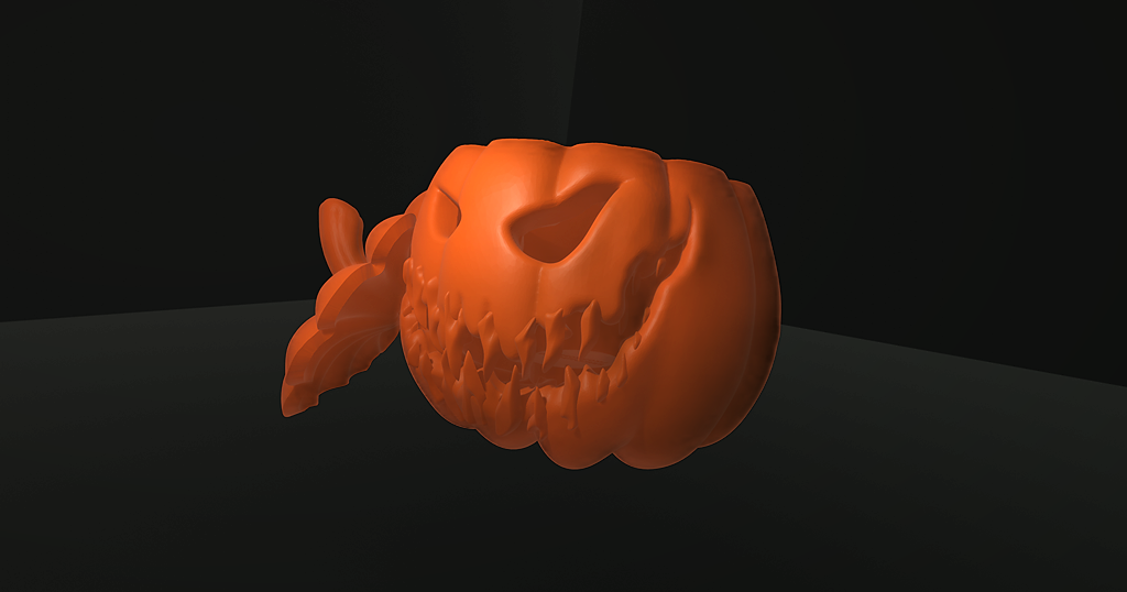 Pumpkin with teeth by gogo | Download free STL model | Printables.com
