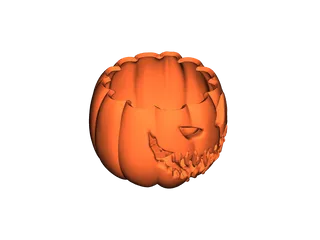 Pumpkin with teeth by gogo | Download free STL model | Printables.com