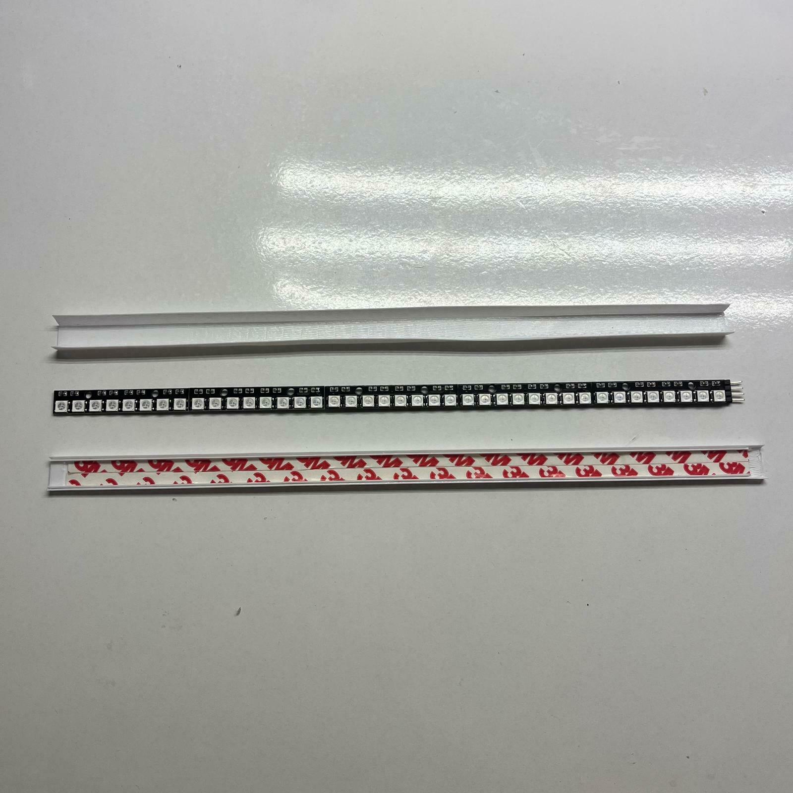 Prusa MK3 LED STATUS BAR (WS2812) by Arda Akgül | Download free STL ...