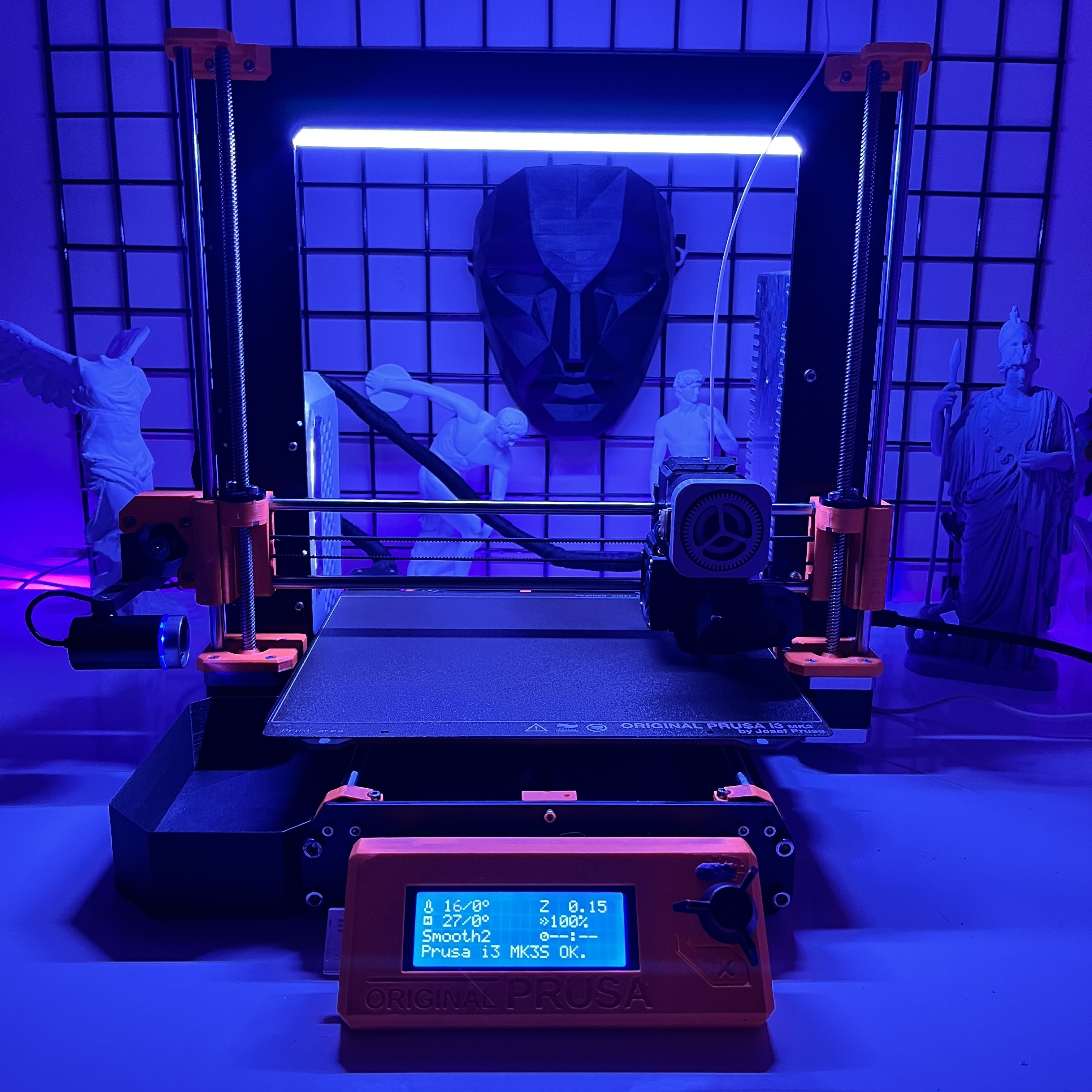 Prusa MK3 LED STATUS BAR (WS2812) by Arda Akgül | Download free STL ...