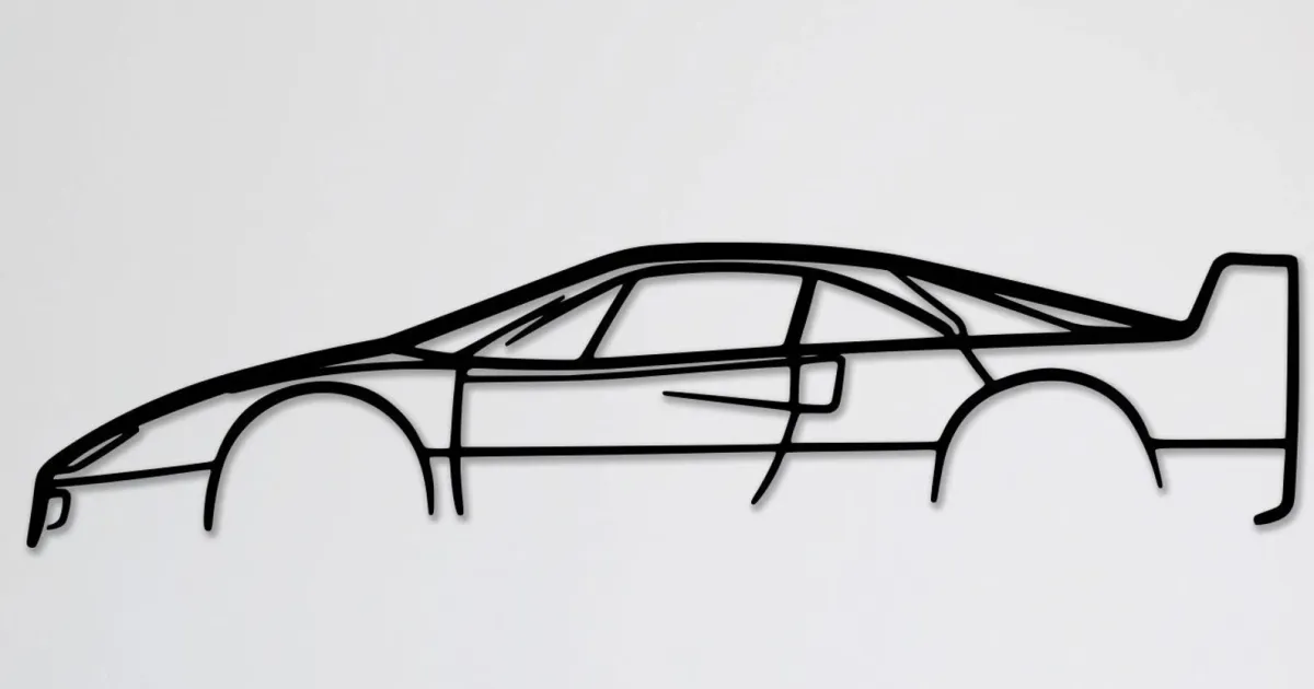 silhouette F40 by David | Download free STL model | Printables.com