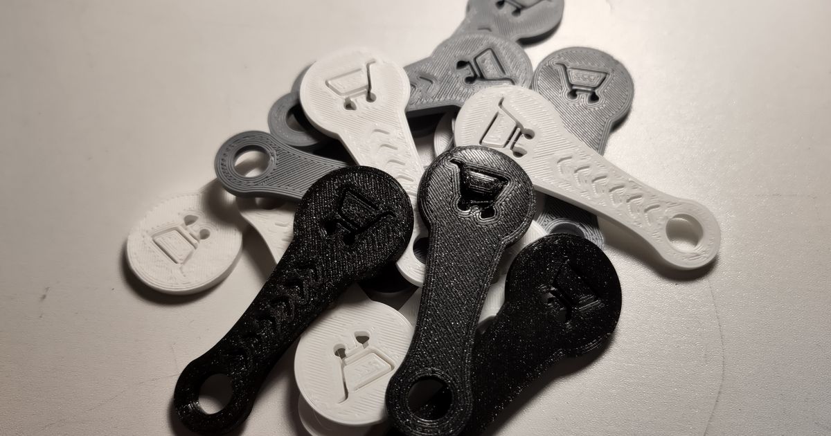 Supermarket trolley key by Ajer | Download free STL model | Printables.com