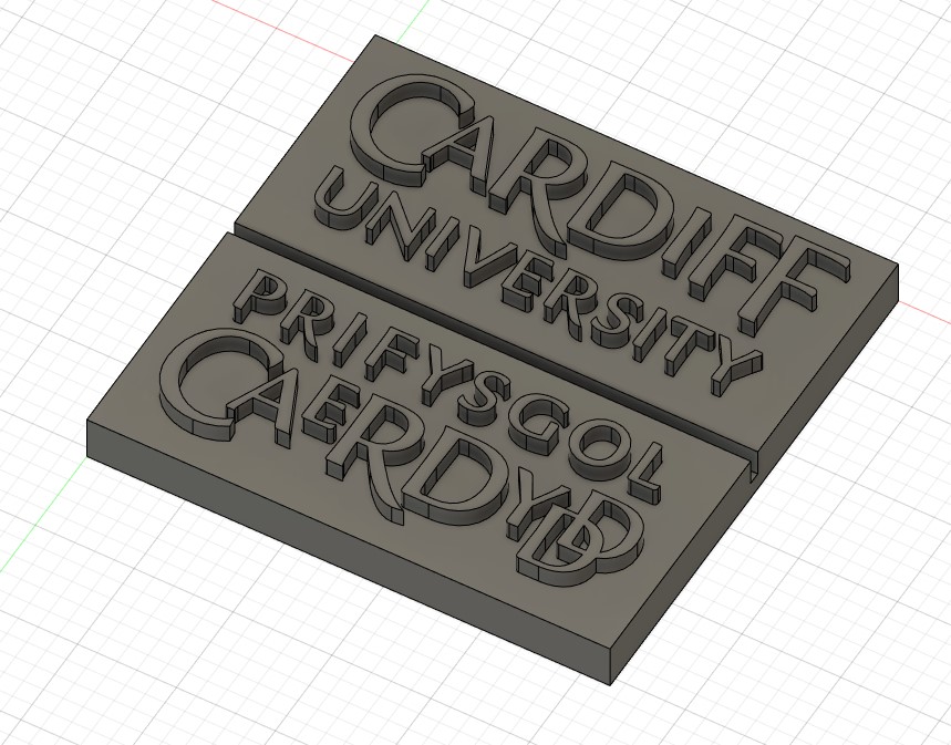 Cardiff University Logo by Dr. Jamal | Download free STL model ...
