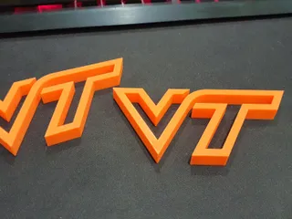 Virginia Tech New Logo by Dr. Jamal | Download free STL model ...