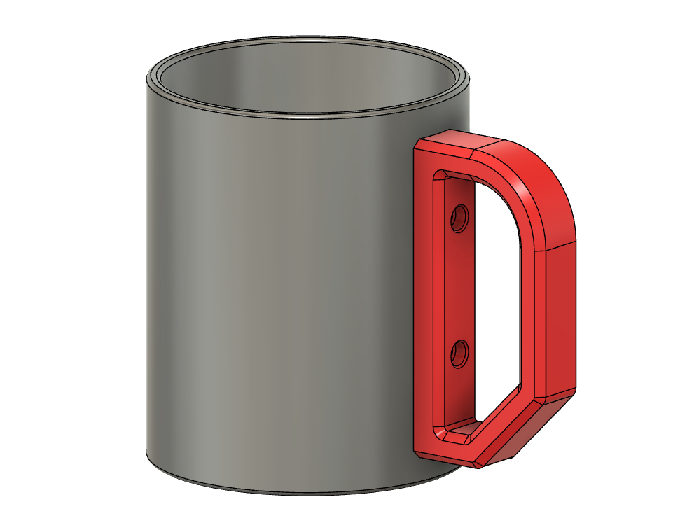 Iso Mug Handle by PointNemo | Download free STL model | Printables.com