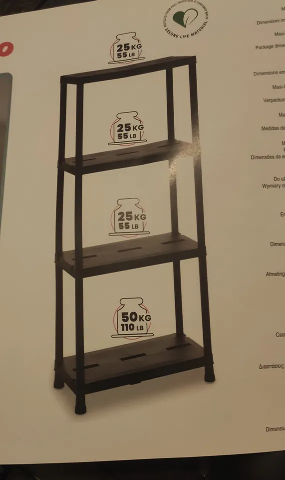 Plastic Rack Shelving Foot / Action "Mr. Magazzino" brand by illis ...