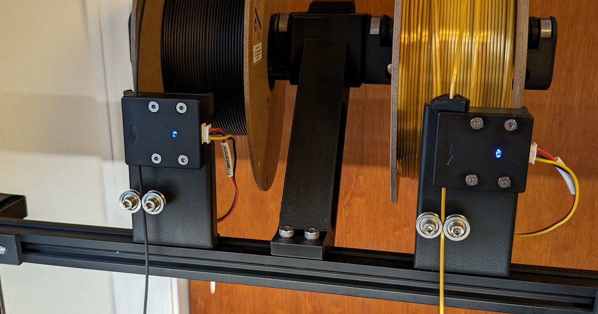 Dual Spool Holder Arm by Drew T | Download free STL model | Printables.com