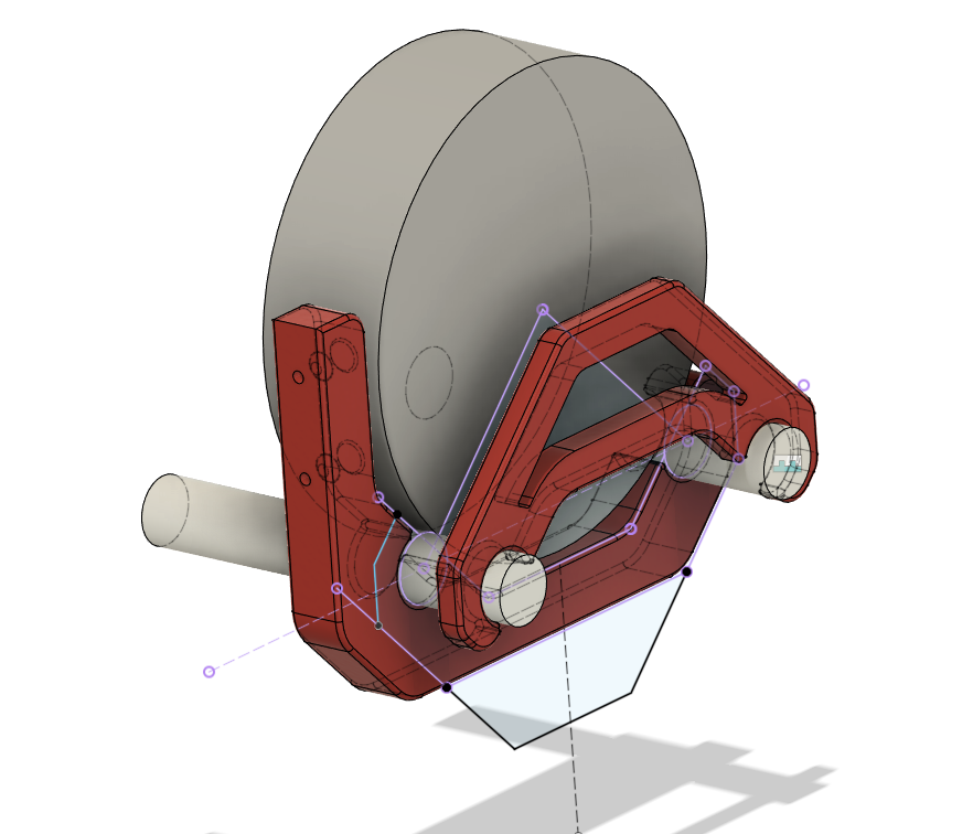 Wall Mount Filament Spool Shelf Bracket by Wolfie3D | Download free STL ...