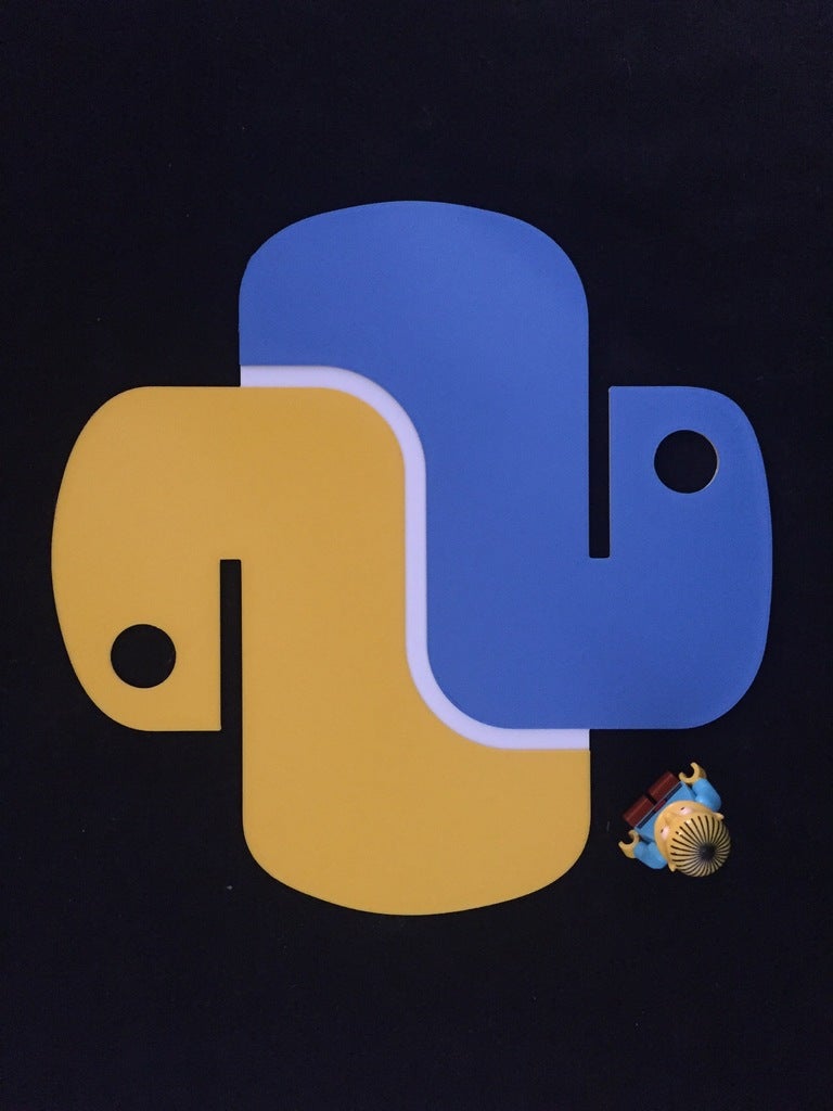 Python Logo 2D par Maeshmaker | Téléchargez gratuitement un modèle STL ...