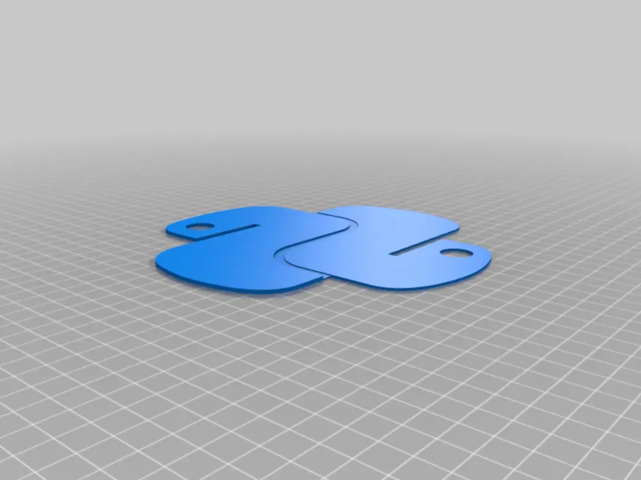python logo 3d