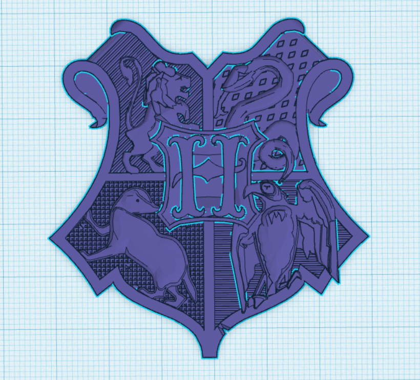 Detailed Hogwarts Crest by Mike | Download free STL model | Printables.com