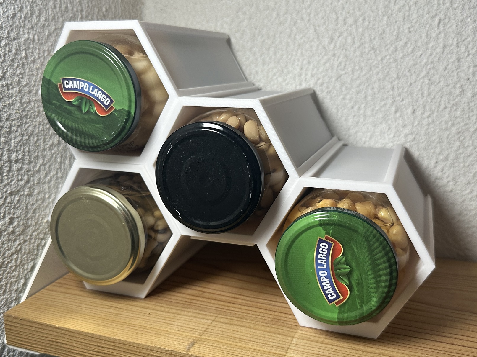Jar rack by Tiago Costa | Download free STL model | Printables.com