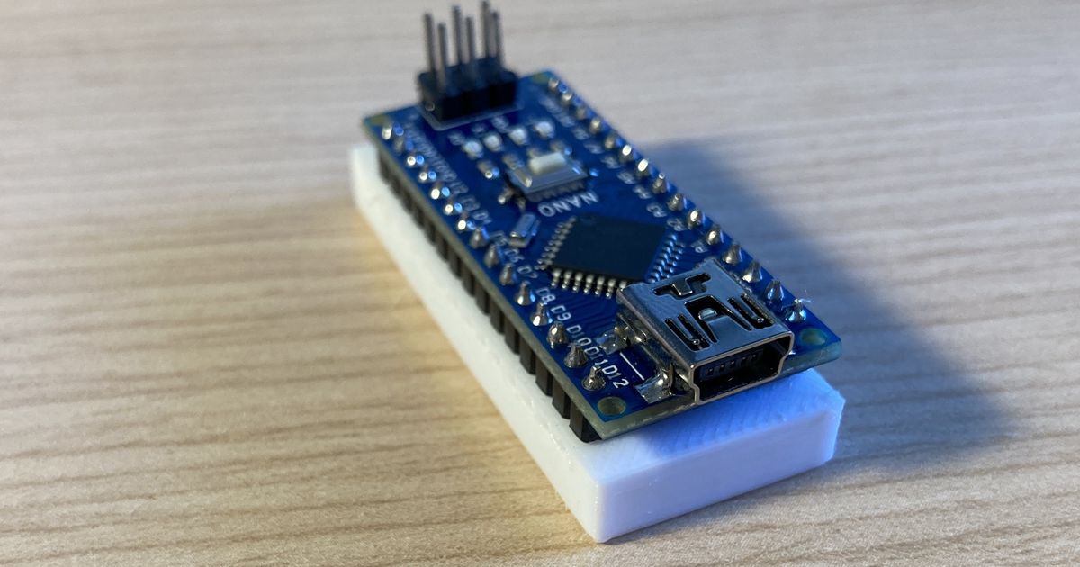 Parametric Breakout Board for Arduino Nano by avolkov | Download free ...