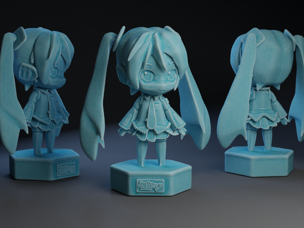 Hatsune Miku por Peter Farell | Descargar modelo STL gratuito ...