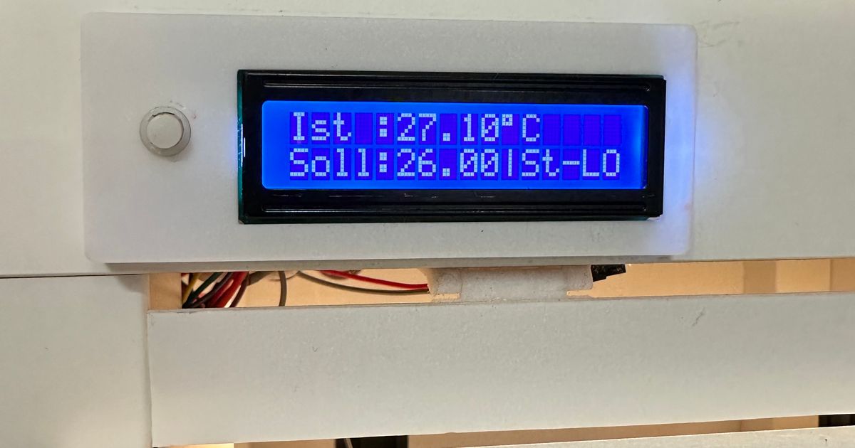 IKEA LACK Cover for Arduino Display 16-2 | Blende für Arduino Display ...