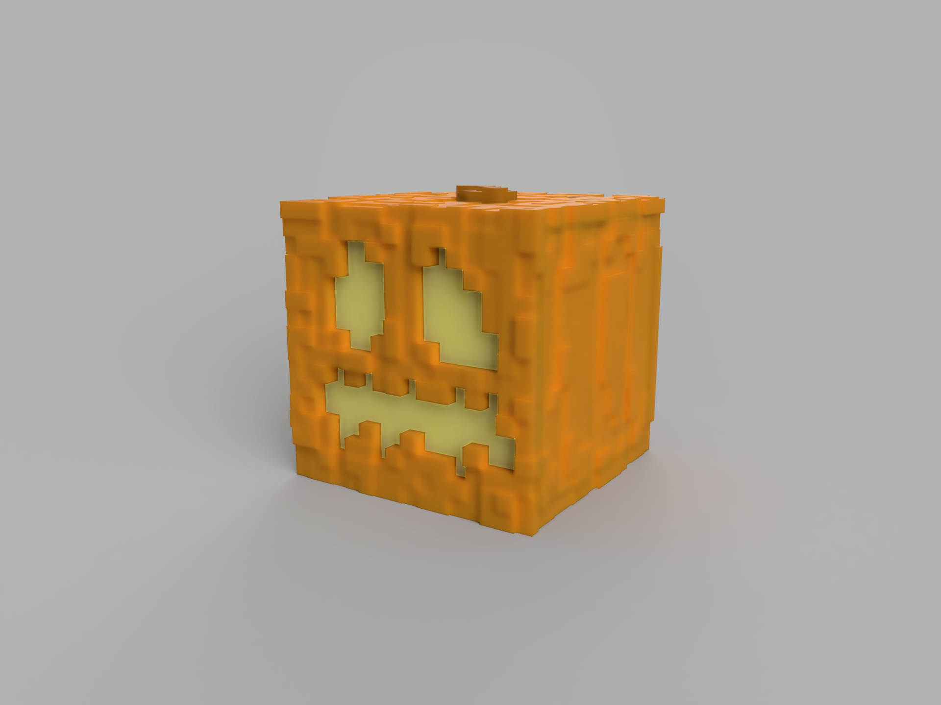 Minecraft Pumpkin Basket / Light by FroggLeo | Download free STL model ...
