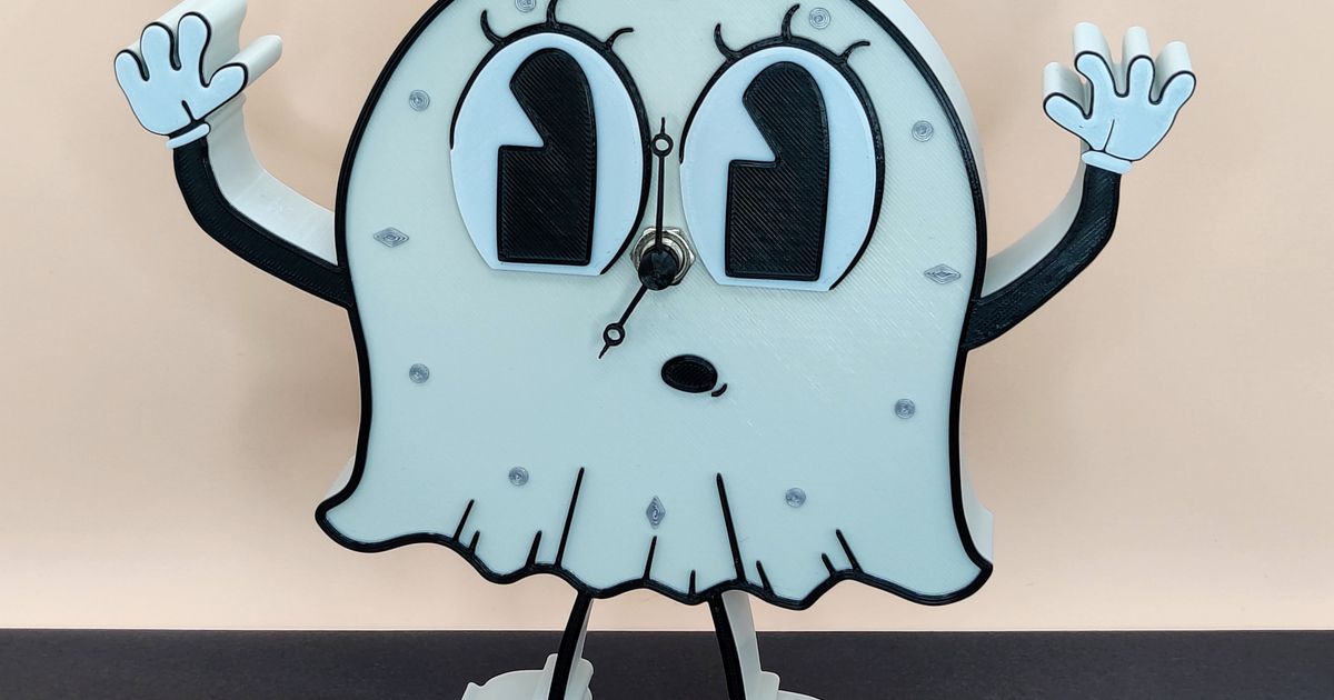 Miss Minutes Ghost Clock (Loki) by PhilippHee | Download free STL model ...