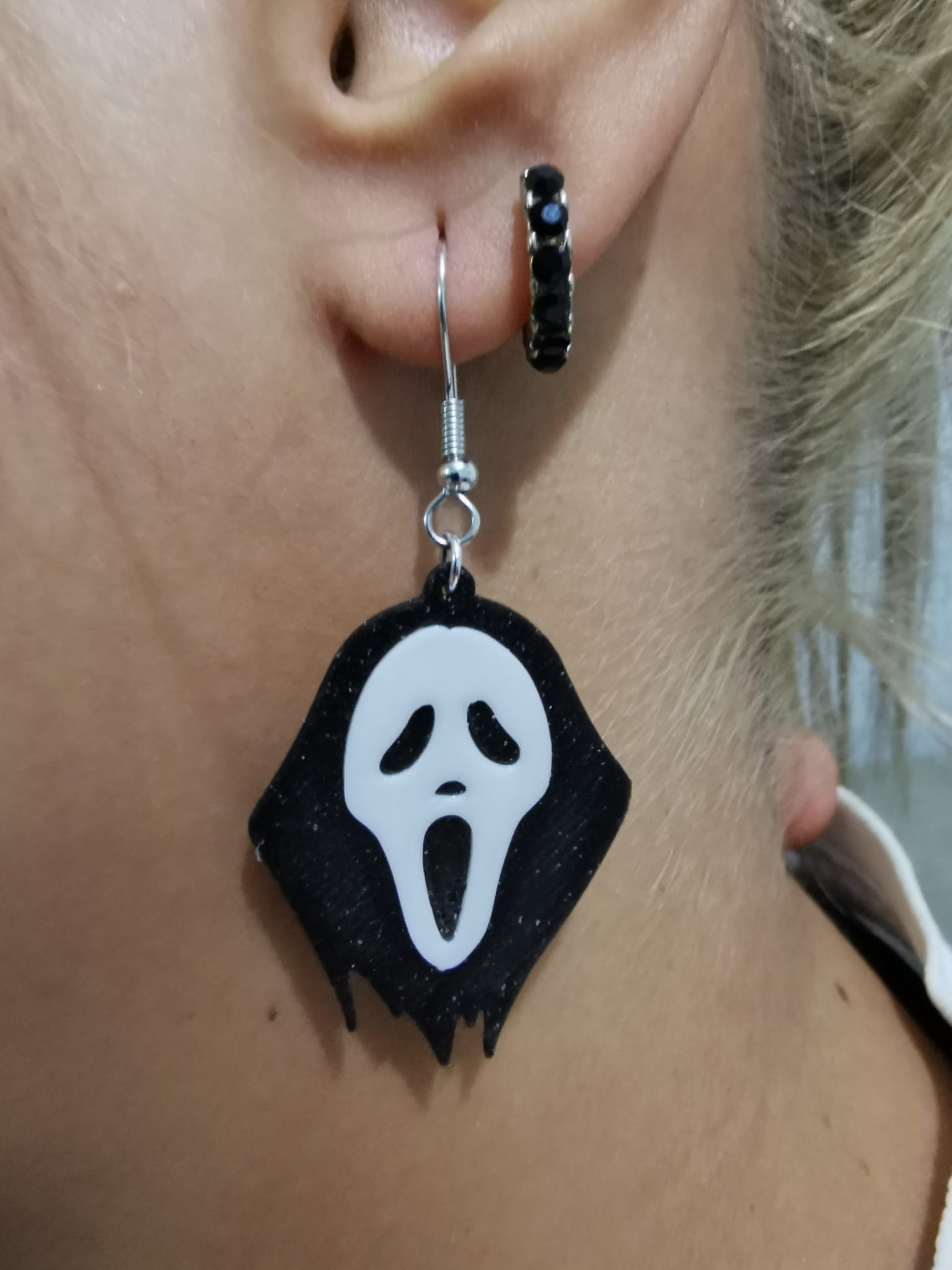 Pendientes Scream / earrings Scream by Rovo | Download free STL model ...