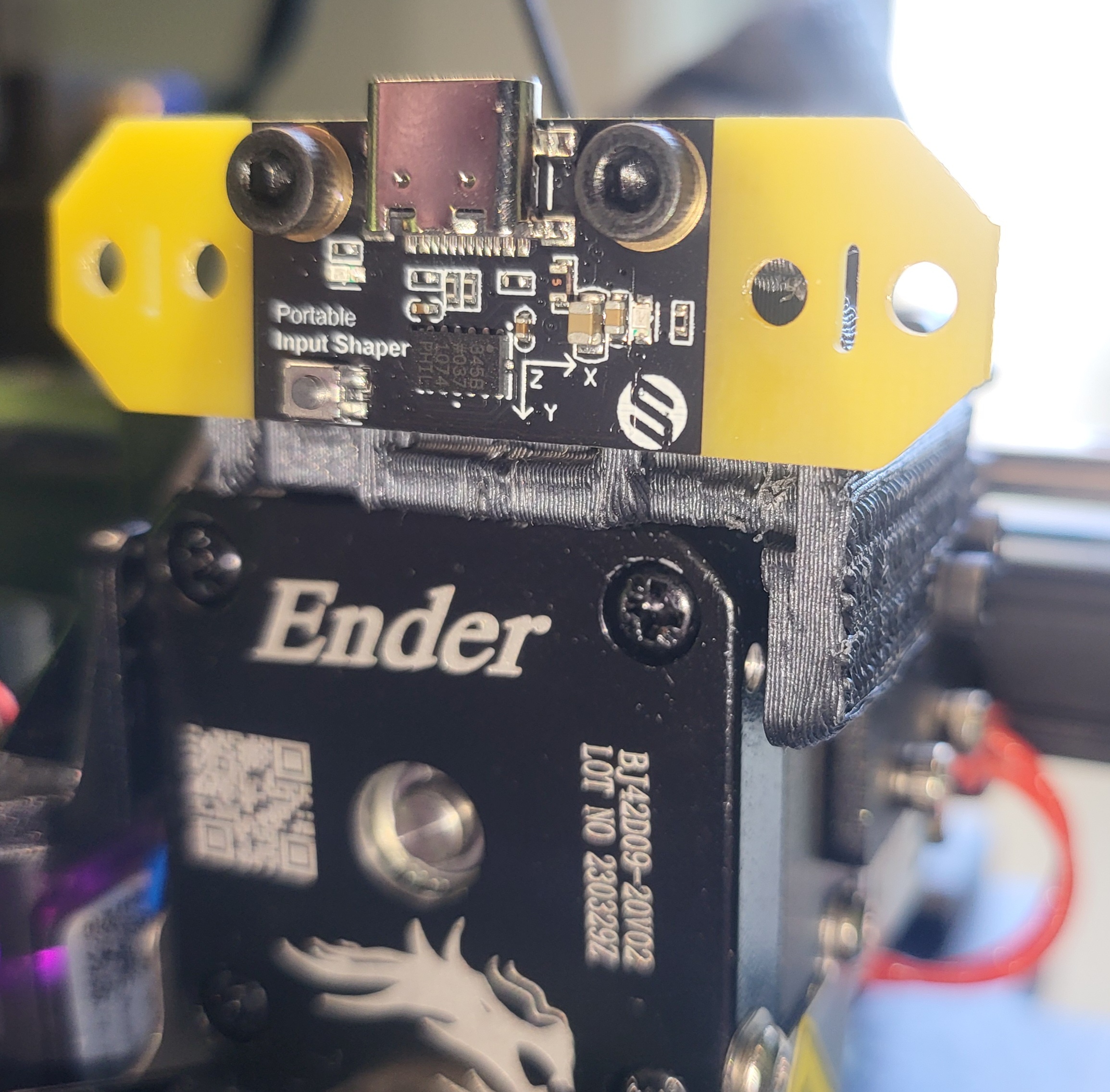 Mount for Fysetc Portable Input Shaper for Sprite Pro hot end by Simon ...