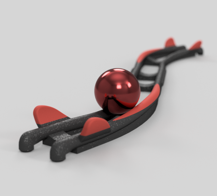 S-Curve (Gravitrax compatible, easy print) by oxygene | Download free ...
