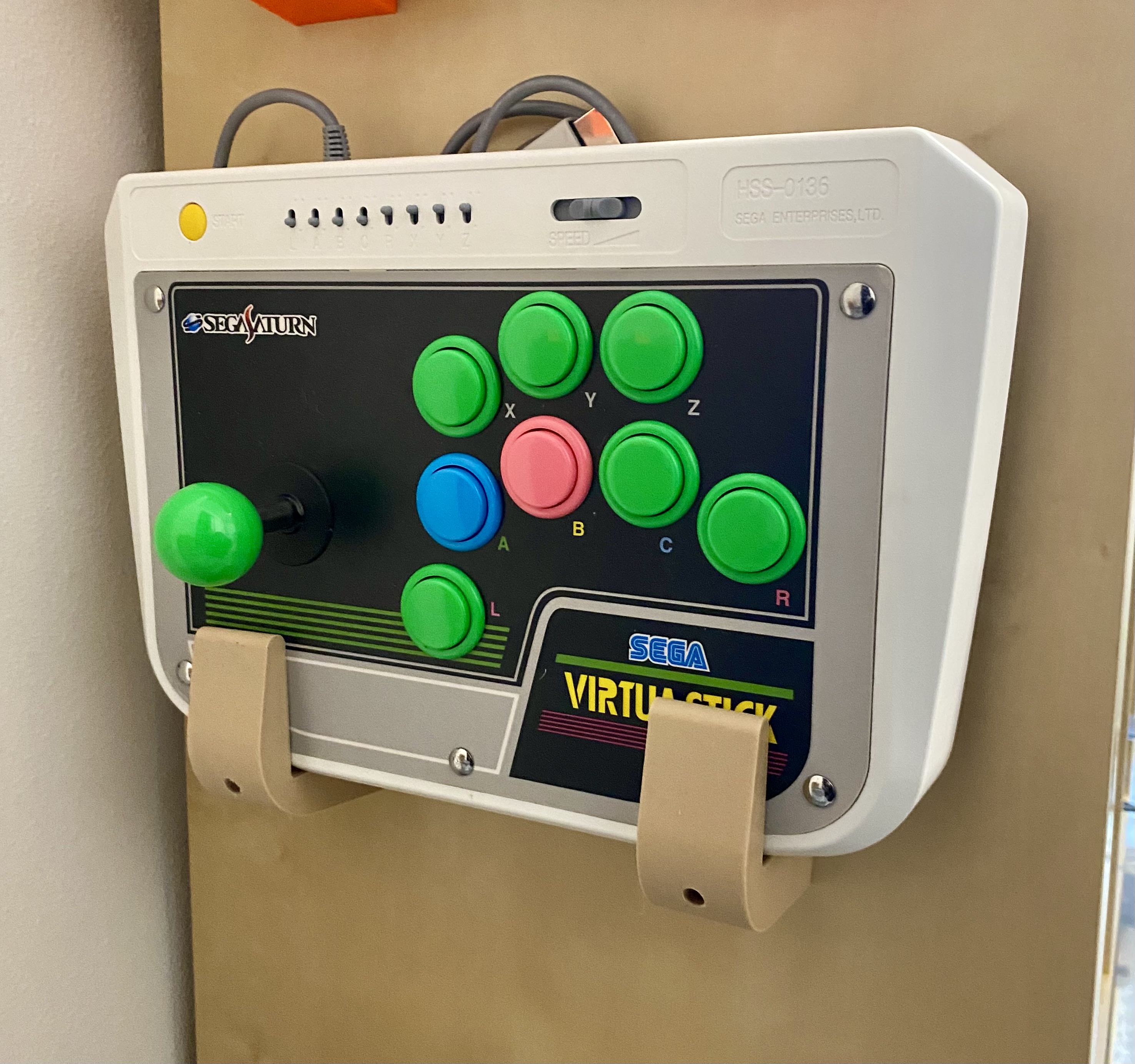 SEGA Saturn Virtua Stick Arcade Controller (HSS-0136) Mounts by ...