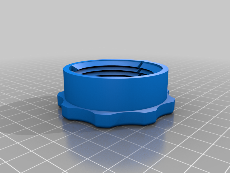 Brake fluid reservoir cap by rvsuper8 | Download free STL model ...