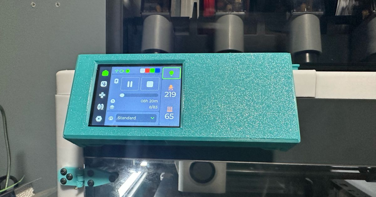 Xtouch Enclosure for p1p flip down by Timothy Fairbanks | Download free ...