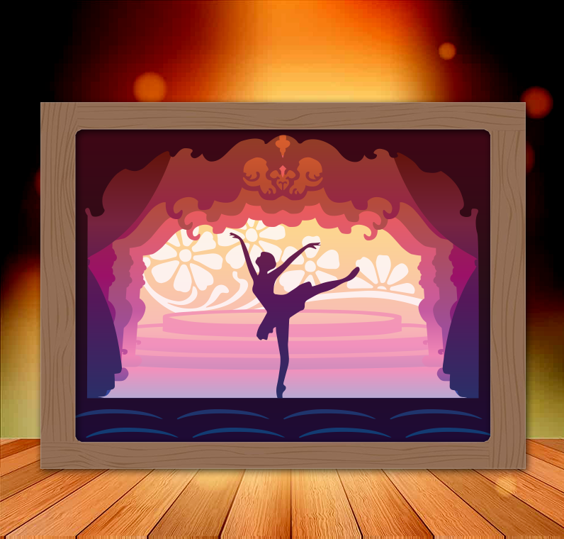 ballet lightbox by tecnoculebras | Download free STL model | Printables.com