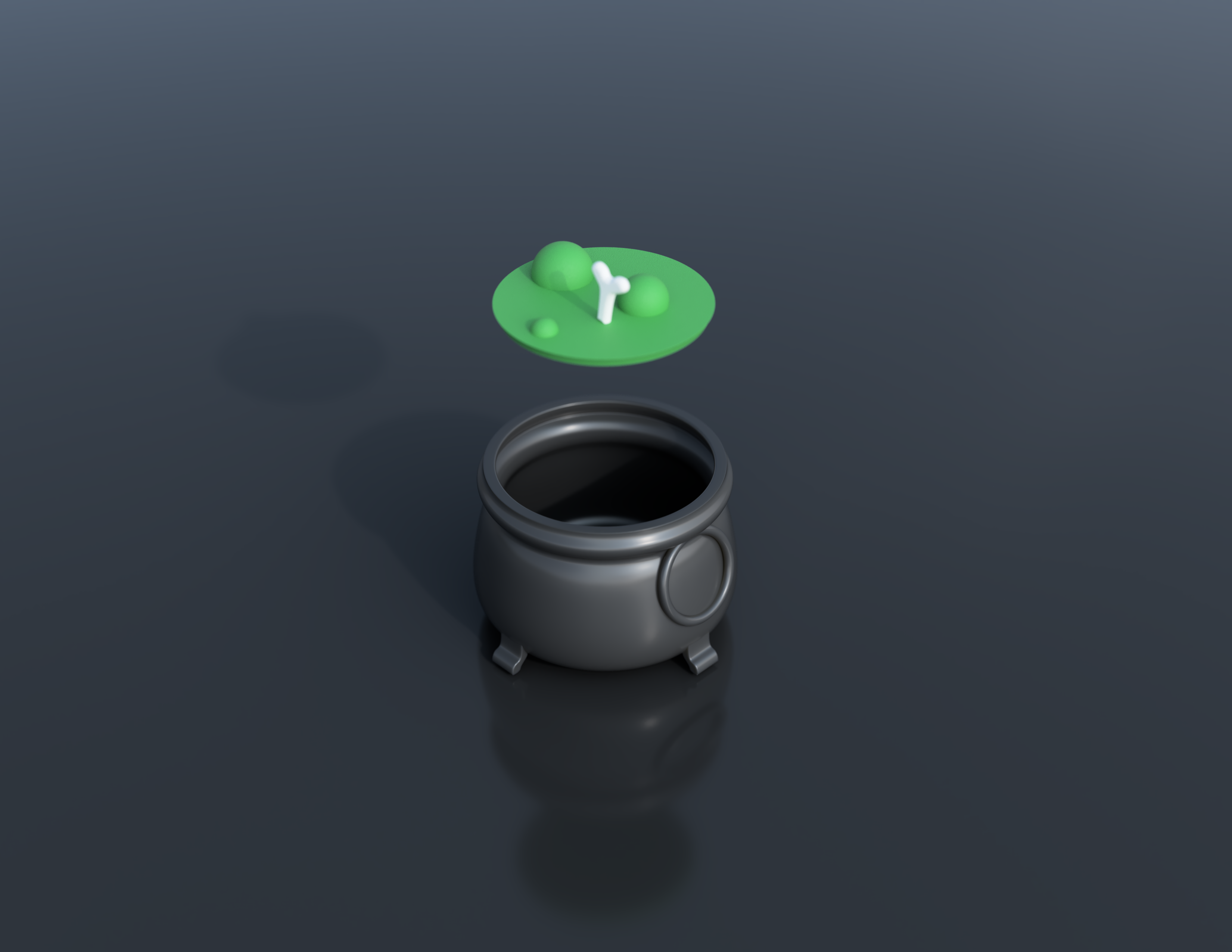 cauldron-shaped candy dish. by 3D Print A Galaxy | Download free STL ...