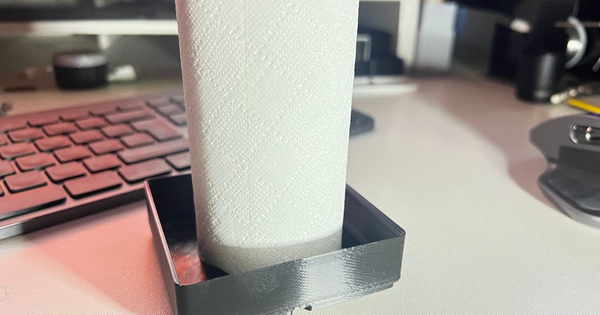 Toilet Roll Holder for Gridfinity 2x2x3 by Mat | Download free STL ...