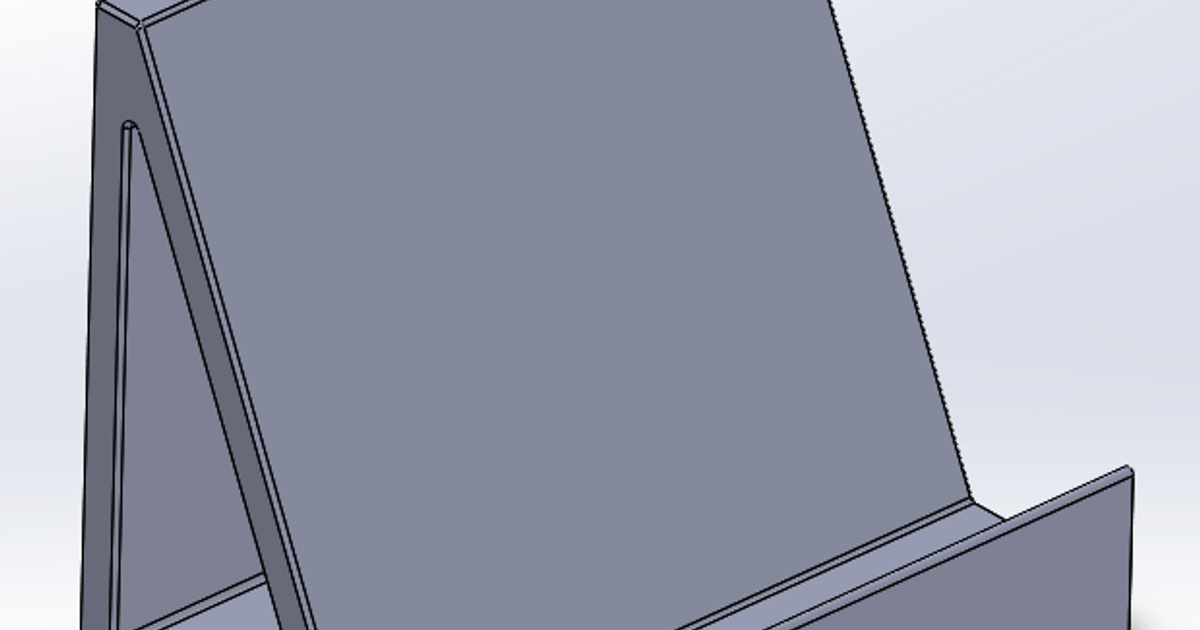 Phone Stand by Evan | Download free STL model | Printables.com